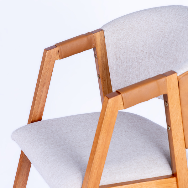 Banqueta Luna Madeira Maciça - Mel